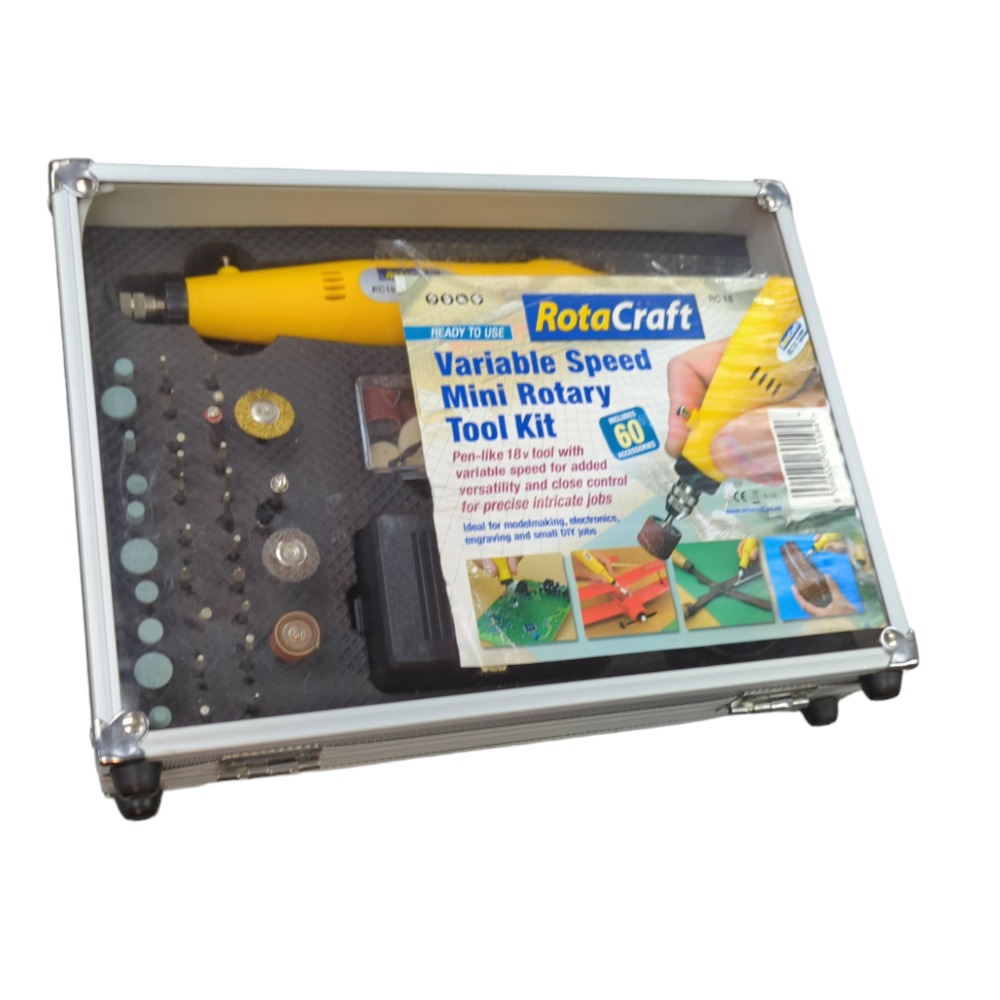 Pre-owned rotacraft Rota Craft mini rotary tool kit - Own4Less